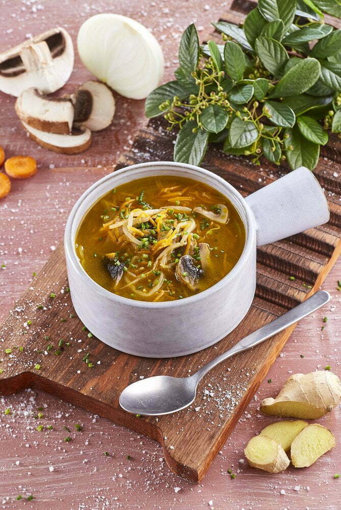 Sopa chinesa - Revista Veggie
